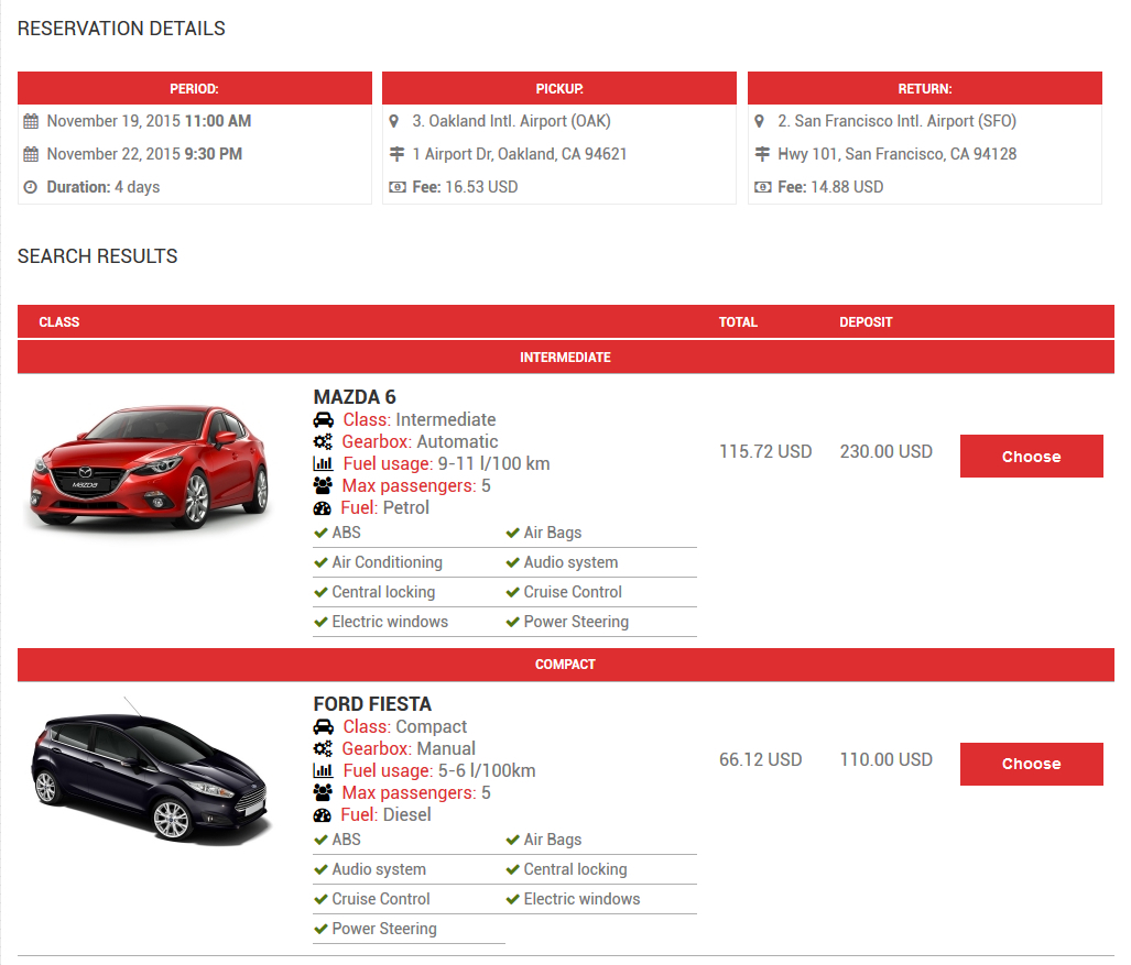 Car Rental System (Native WordPress Plugin) by KK_Matt | CodeCanyon